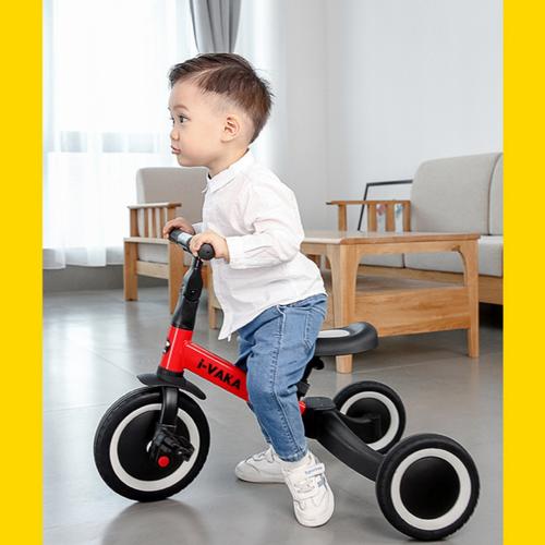 Jual Sepeda mainan anak roda 3 balance bike 3in1 terbaru - Merah ...