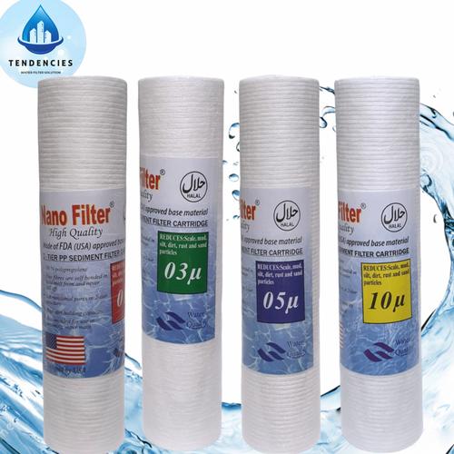 Jual NANO FILTER USA 01 MICRON | CARTRIDGE FILTER AIR | SEDIMENT FILTER ...