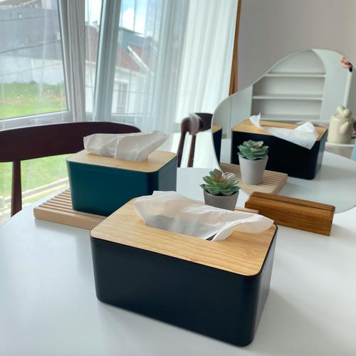 Jual TSU001 Wooden Tissue Box Home Office - Tempat Tissue - Kotak ...