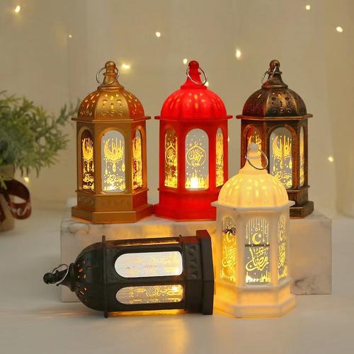 Jual LAMPU LENTERA LEBARAN / led eid fitr idul fitri lampion - Hitam ...