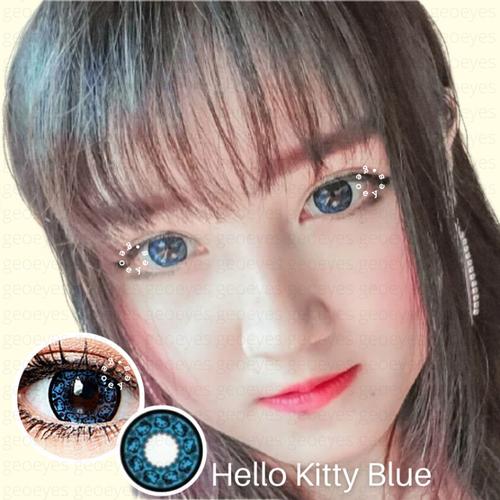 Jual Softlens Hello Kitty Blue / Biru - 1pasang plano - Jakarta Utara ...