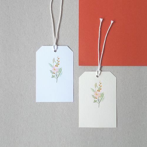 Jual Gift Tag Polos Elegan untuk hampers tag hadiah (Buket Bunga Kecil ...