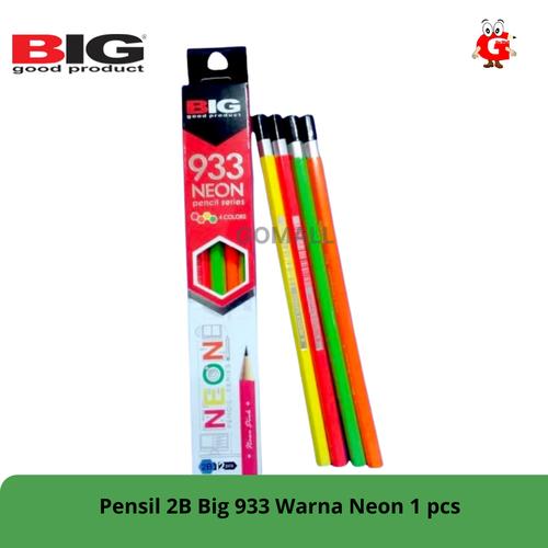 Promo Pensil 2B Big 933 Warna Neon 1 pcs - Kota Denpasar - gomall.id ...