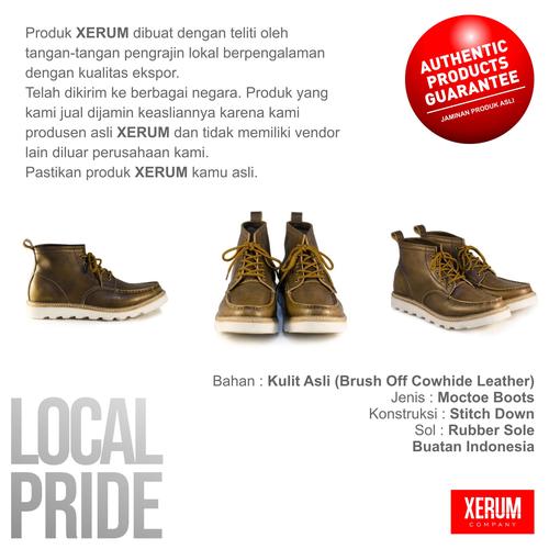 Jual XERUM Ecuador | Sepatu Boot Kulit Asli untuk Pria Keren - Kota ...