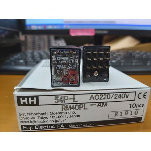 Jual Relay Fuji Electric HH54PL HH54P-L ada lampunya contact 4PDT ...