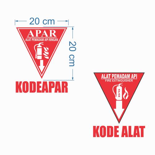 Jual STIKER APAR - kode apar, 20x20cm - Jakarta Pusat - EGRAFIKA ...