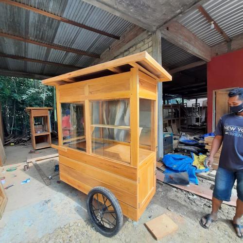 Jual gerobak roti bakar minimalis - Kab. Bantul - pabrikgerobakjogja ...