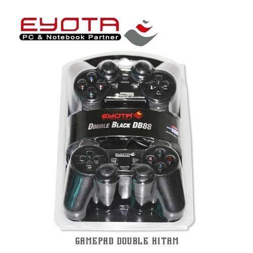 Jual Stik PS/PC - JOYSTICK PC Gamepad/Game Pad Double Usb Eyota Hitam ...