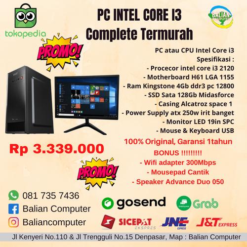 Jual PC | CPU Rakitan Intel Core i3 Ram 4Gb Monitor 19inci Termurah ...