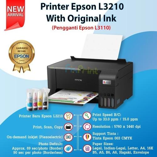 Jual Epson L3210 L3216 EcoTank All in One Ink Tank Printer - Epson ...