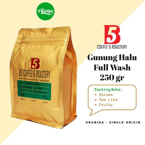Jual Kopi Arabika | Gunung Halu Full Wash | Medium Roast 250 gr | B5 ...