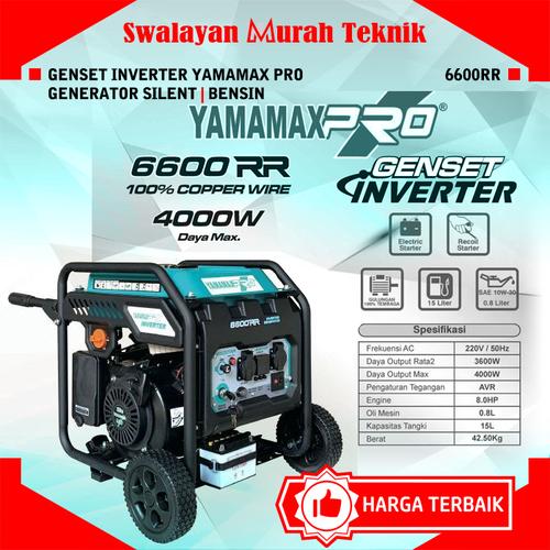 Jual YAMAMAX PRO 6600RR GENSET INVERTER SILENT BENSIN 4000WATT ...