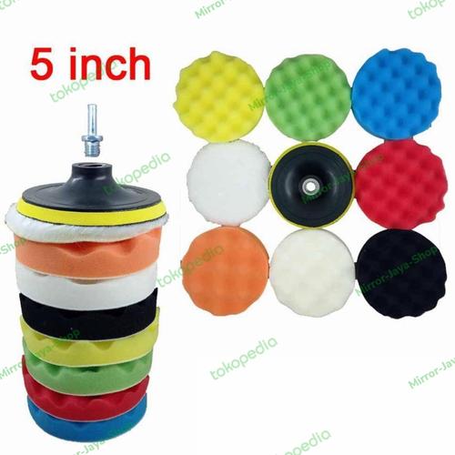 Jual Sponge Polishing 5" 5 inch 7" 7 inch Busa Poles Mobil dan Motor ...