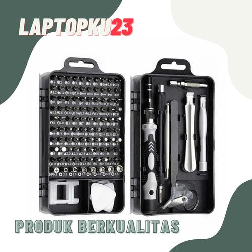 Jual Obeng Set Untuk Hp/Laptop Macbook 115 in 1 Smartphone Black Grey ...