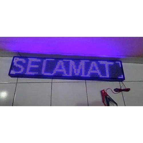 Jual Jual Led Running Text BIRU 100 cm x 20 cm utk di bis mobil ...