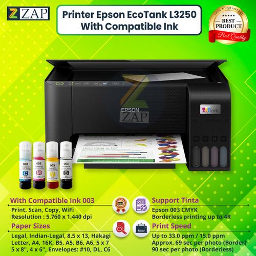 Jual Printer L3250 Epson EcoTank Print Scan Copy WiFi Infus Ink Tank ...