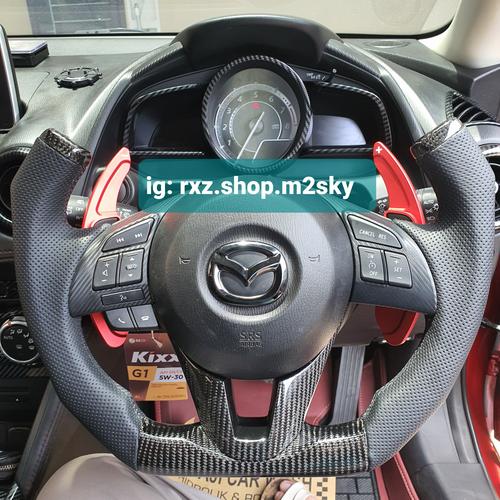 Jual Stir Mazda Model F1 Carbon. Steering Wheel 2 3 6 cx3 cx5 cx8 cx9 ...