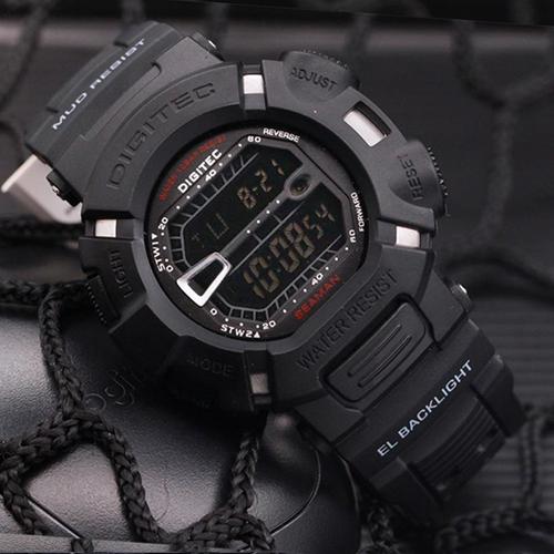Jual Jam Tangan Digitec Original DG2064T Fullblack Digital Rubber ...