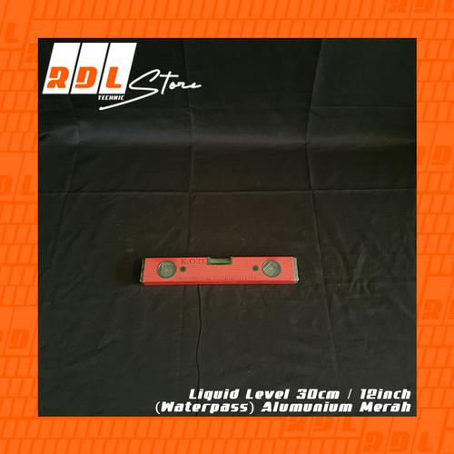 Jual Liquid Level 30cm / 12inch (Waterpass) Alumunium Merah - Jakarta ...