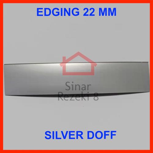 Jual Edging HPL Silver HAIRLINE Lebar 22 mm Tebal 1 mm / taco PVC ...