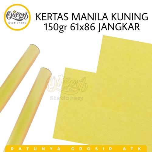 Jual KERTAS MANILA JANGKAR / KERTAS WARNA / KERTAS MANILA - Kuning ...