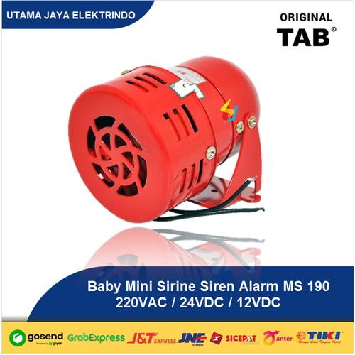 Jual Baby Sirine Mini Siren Alarm MS 190 12V DC TAB - Jakarta Barat ...