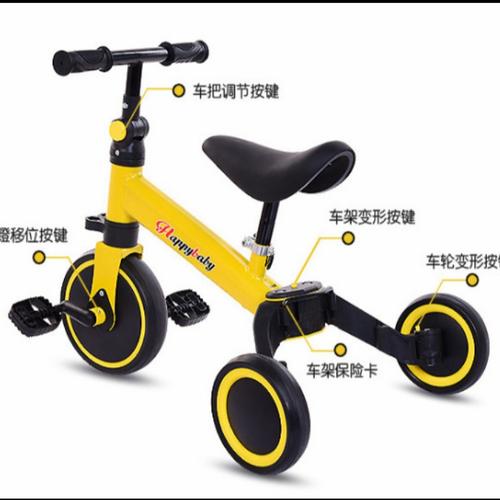 Jual Sepeda keseimbangan anak roda 3 balance bike tricycle - Merah ...