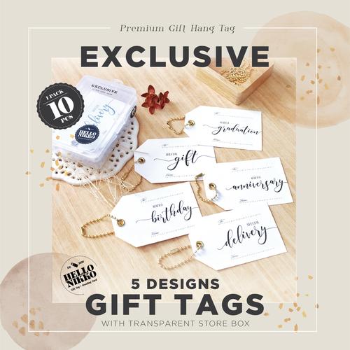 Jual Exclusive gift hang tag kartu ucapan in box parcel kado graduation ...