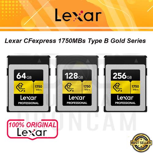 Promo Lexar Professional Memory CF Express Type-B Gold Series 128GB ...