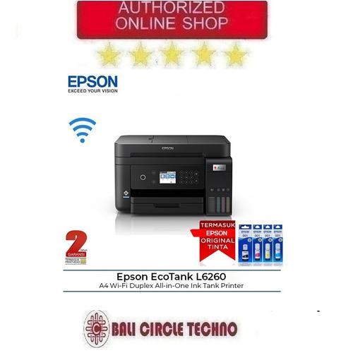 Jual PRINTER Epson EcoTank L6260 A4 Wi-Fi Duplex Ink Tank / Epson L6260 ...