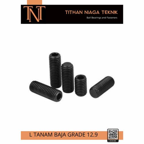 Jual Baut L tanam baja M8x20 drat 1.25 grade 12.9 M8 X 20 - Kota ...
