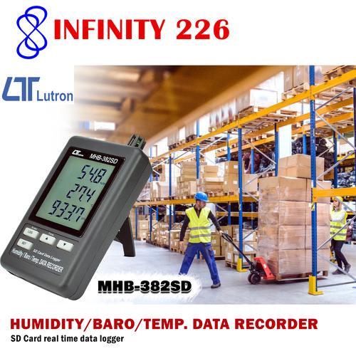 Jual Humidity, Thermometer, Barometer Lutron MHB-382SD - Jakarta Barat ...