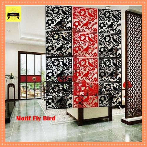 Jual SEKAT PEMBATAS RUANGAN MINIMALIS PARTISI FLY BIRD HIASAN DINDING ...