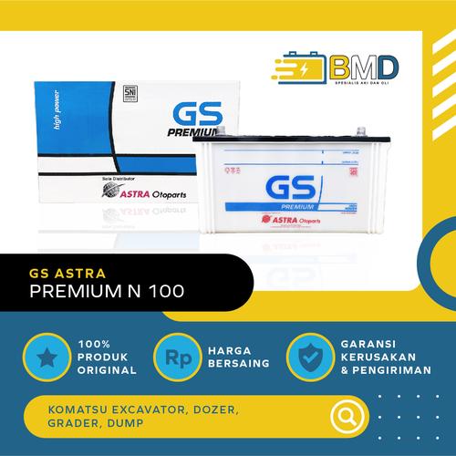 Promo Aki Mobil GS Astra Premium N100 - Excavator, Dozer, Grader ...