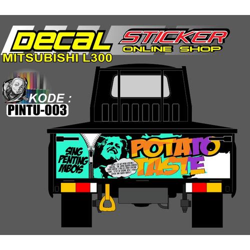 Jual STICKER PINTU BELAKANG L300 DESAIN TERBARU - PINTU-001 - Kab ...
