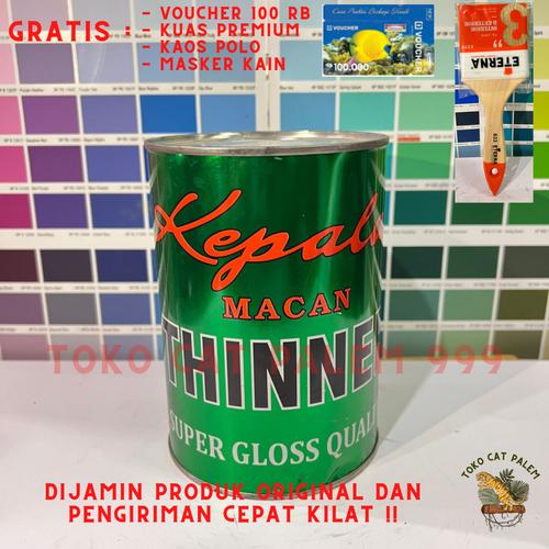 Jual THINNER PREMIUM CAMPURAN CAT MINYAK 1 L / THINER / TINER MURAH 1L ...