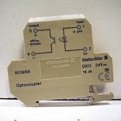 Jual Weidmuller DKO Relay Optocoupler 801959 DKO 24VDC/48VDC 500mA ...
