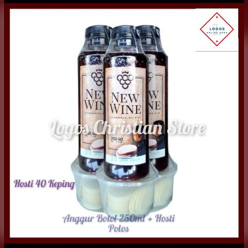 Promo Anggur Gereja Botol Isi 250ml + Hosti Polos - Jakarta Pusat ...