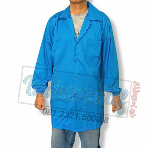 Jual JAS LAB | LABORATORIUM | BAJU PRAKTIKUM | LENGAN PANJANG BIRU ...
