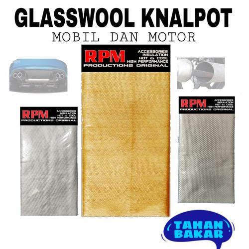 Jual glasswool knalpot gesbul glasbul tahan bakar - putih racing - Kab ...