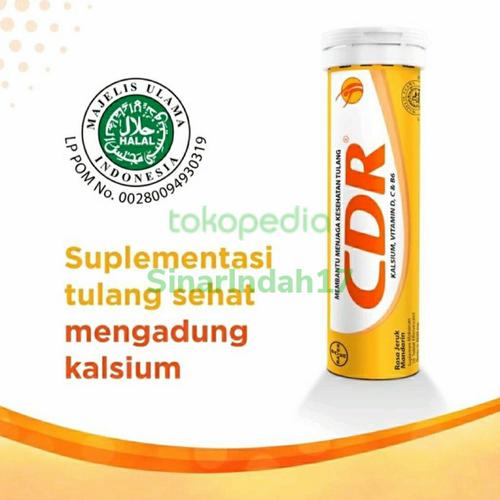 Jual CDR Suplemen Kalsium Rasa Jeruk 15 Tablet - 10 tablet - Kota Medan ...