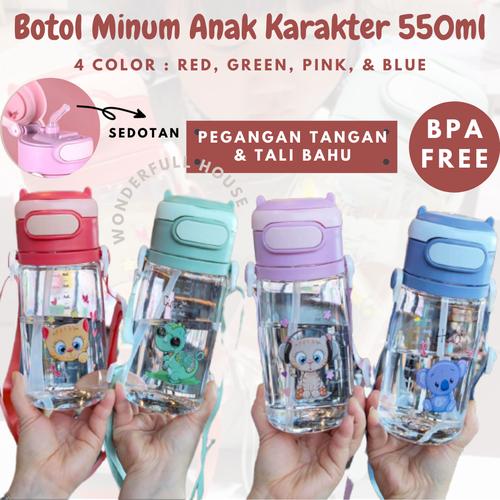 Promo Botol Minum Anak Sekolah Karakter Lucu Imut Botol Minum Dengan ...
