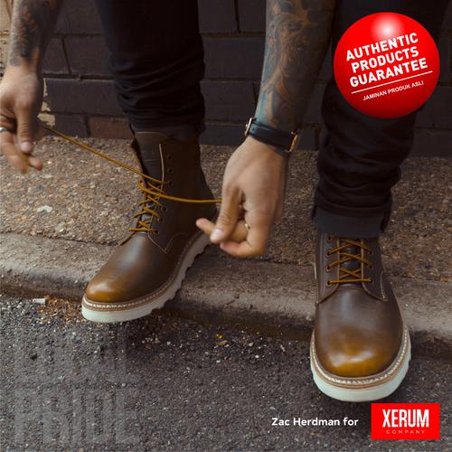 Jual XERUM Galapagos | Sepatu Boots Kulit Asli untuk Pria Keren ...