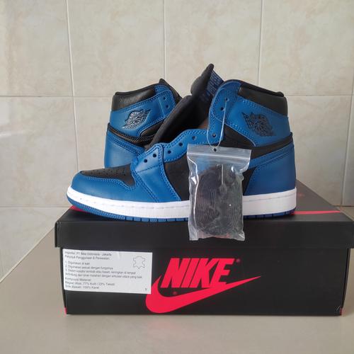 Jual AIR JORDAN 1 HIGH DARK MARINA BLUE US 7,5 - Biru, 40.5 - Kota ...