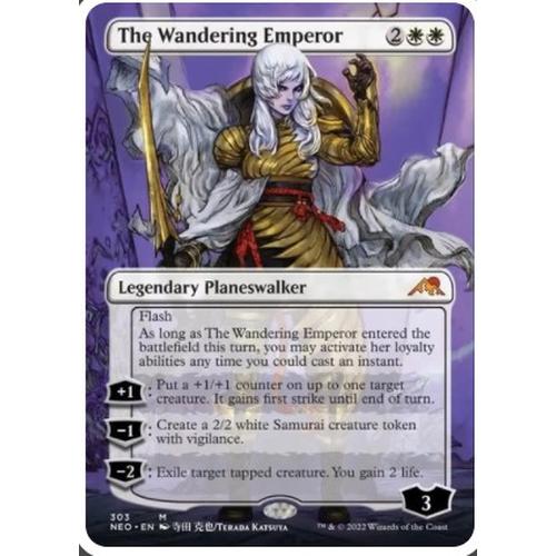 Jual MTG | The Wandering Emperor | NEO | Borderless | Foil - Non Foil ...