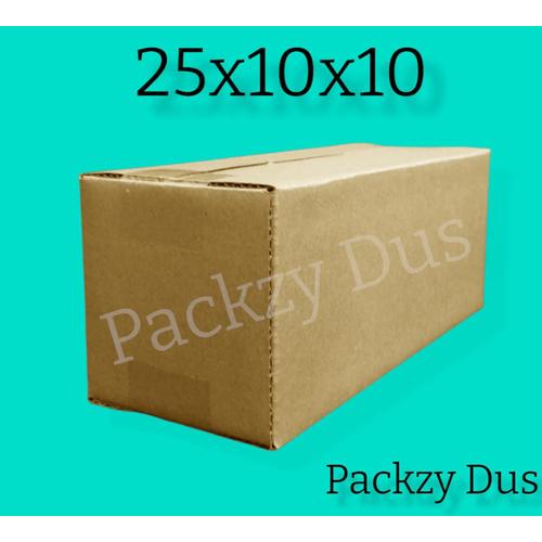 Jual Kardus box packing POLOS uk 25x10x10 POLOS BARU - Jakarta Barat ...