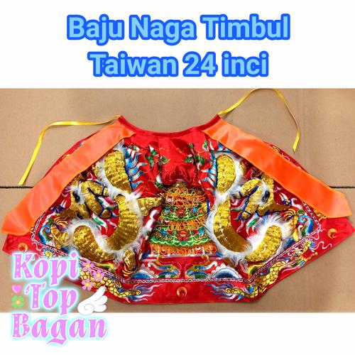 Jual Baju dewa naga timbul taiwan 24 inci Jubah Patung dewa kain motif ...