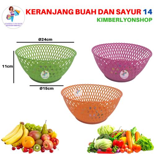 Jual Keranjang Buah Dan Sayur Plastik Bakul Telur Besek Plastik Wakul ...