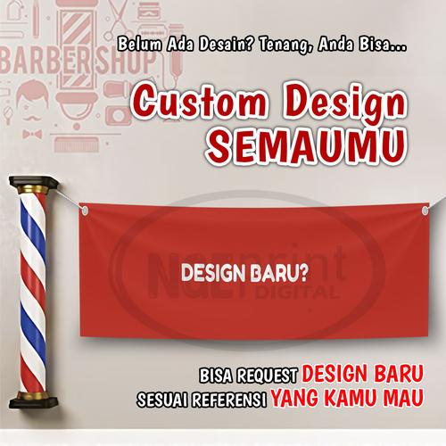 Jual Banner Potong Rambut / Banner Pangkas Rambut / Spanduk Barbershop ...