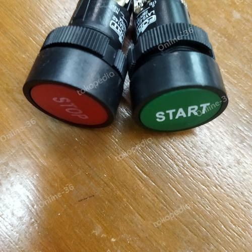 Jual Push button Start/stop 22mm spring return Fort - Merah stop 1 nc ...
